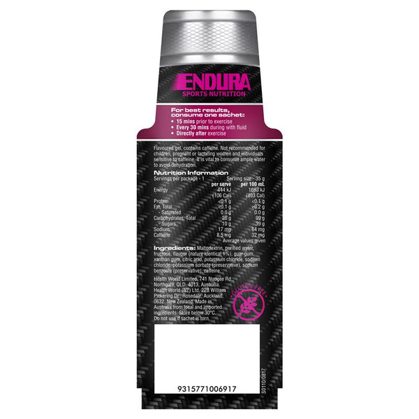 ENDURA Sports Energy Gel - My Supplement Store